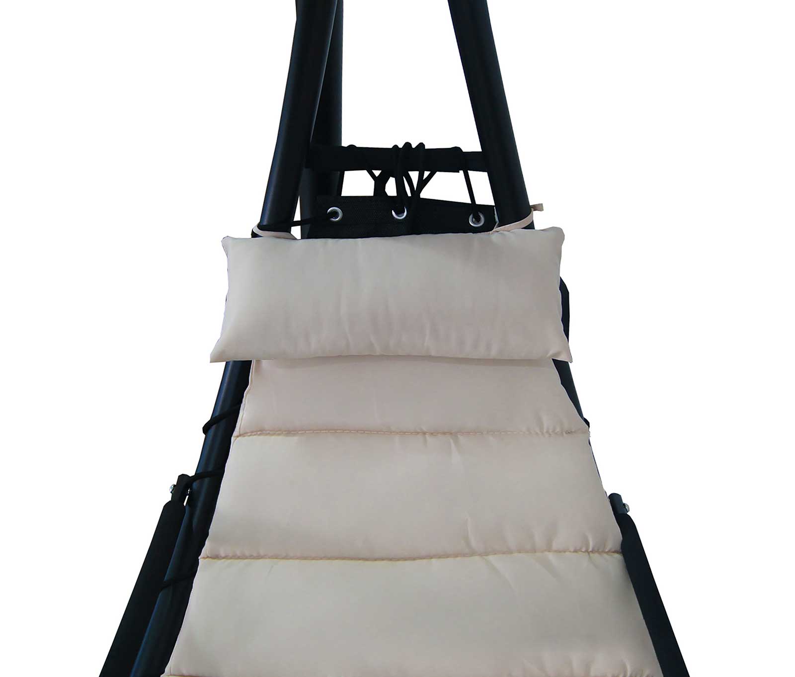 Floating Chaise Lounger with Canopy - Backyard Sprawl