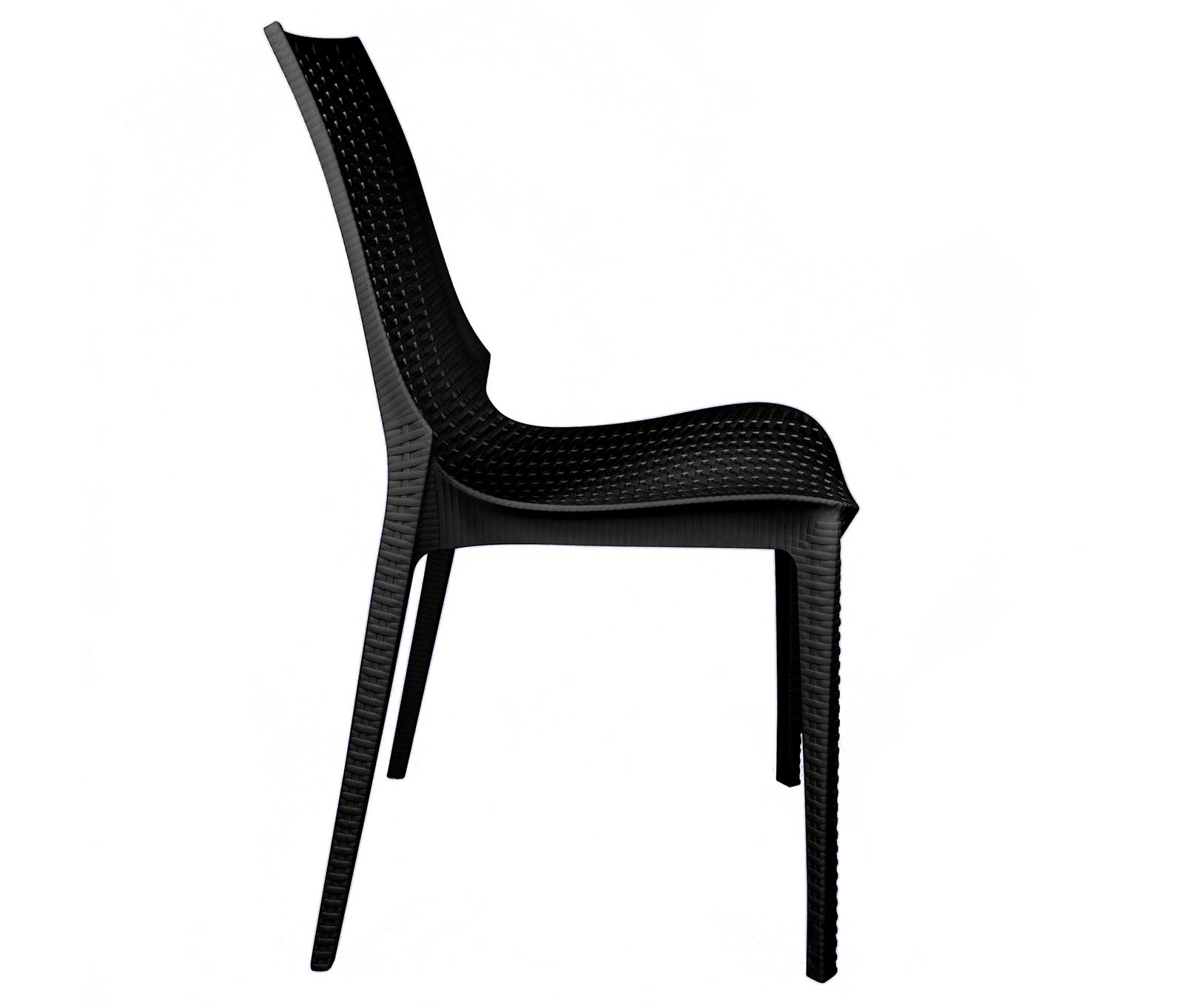 LeisureMod Kent Outdoor Dining Chair - Backyard Sprawl