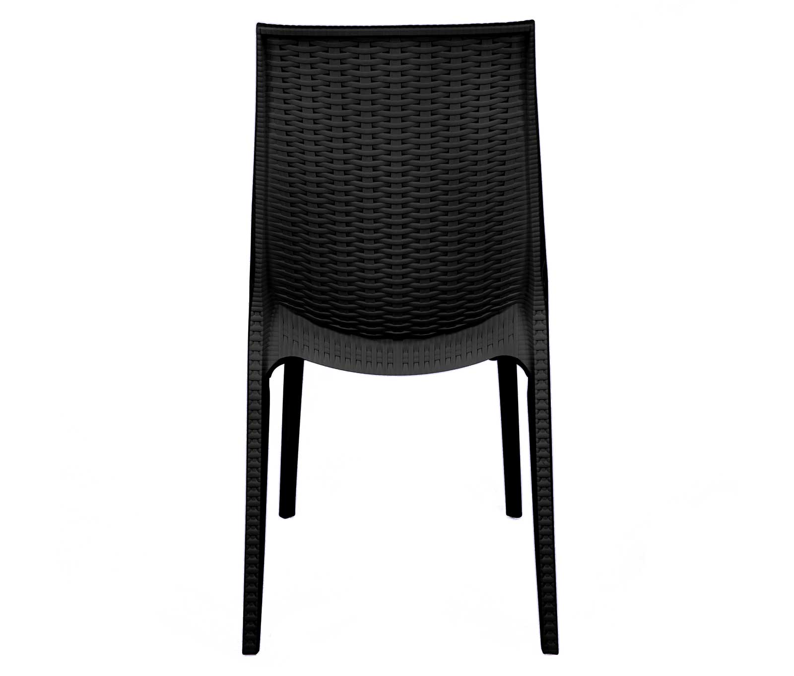 LeisureMod Kent Outdoor Dining Chair - Backyard Sprawl