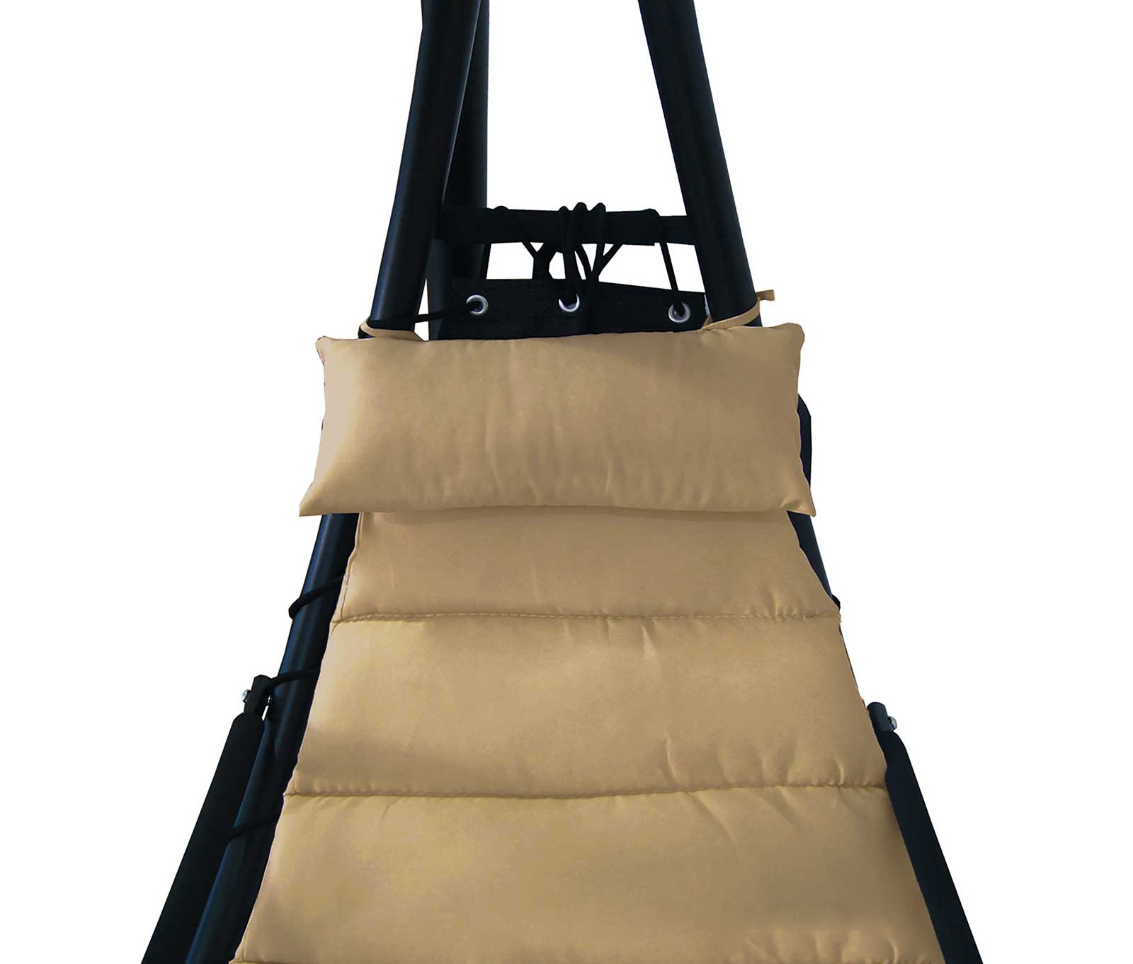 Floating Chaise Lounger with Canopy - Backyard Sprawl