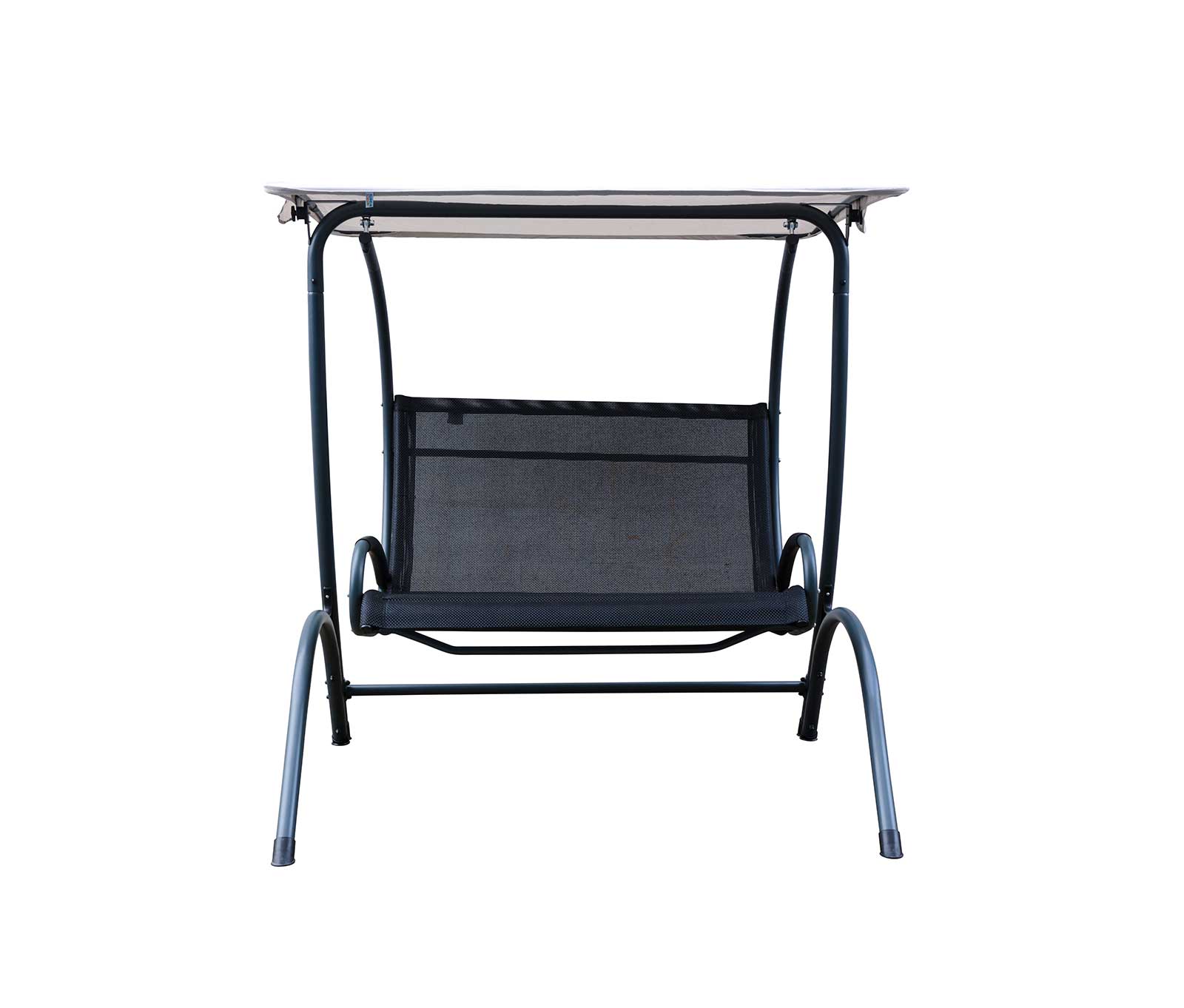 Sea Breeze Ultra Comfortable Cool Mesh Dual Swing With Canopy - Black ...